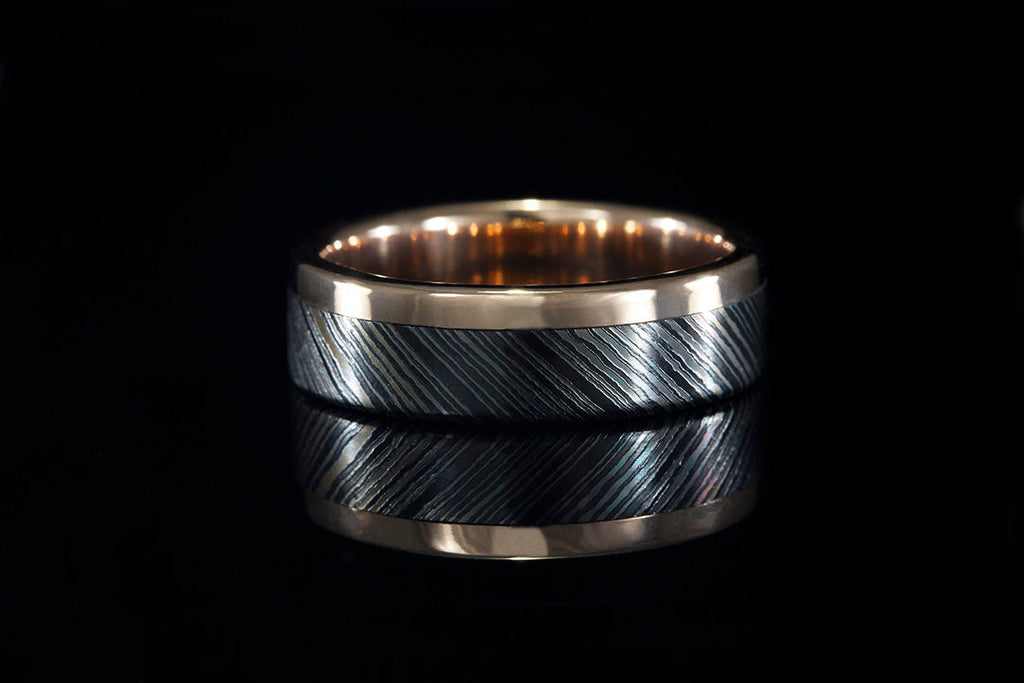 MENS'S ROSE GOLD LINED TIMOKU RING – Chasing Victory